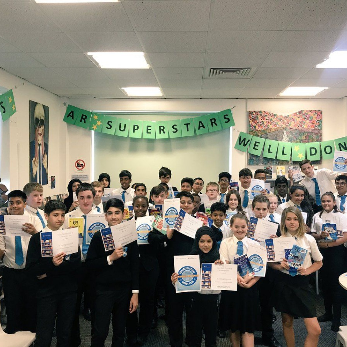 Wexham School - CELEBRATING SUCCESS IN THE LIBRARY