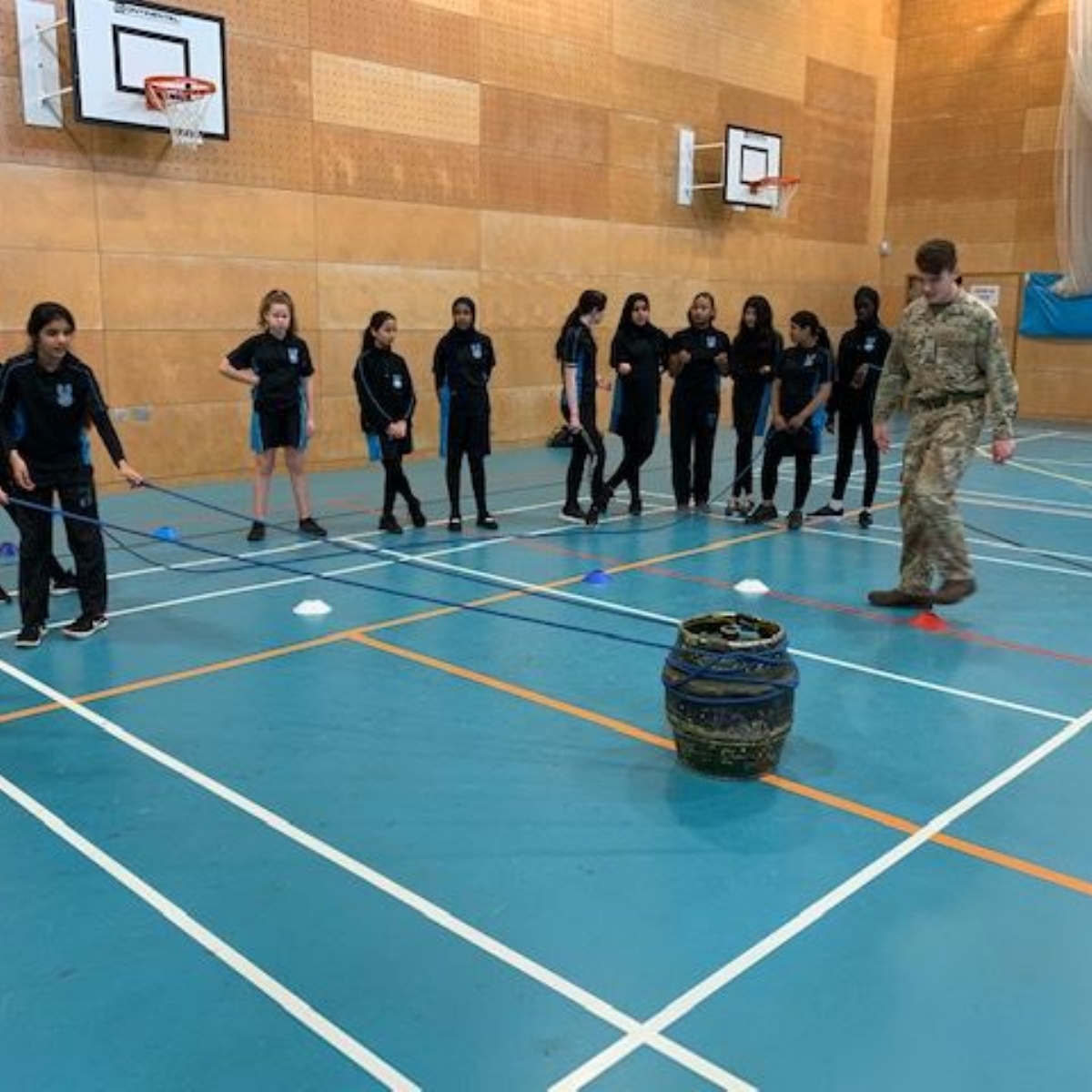 Wexham School - Year 9 & 10 Army Team Building Day