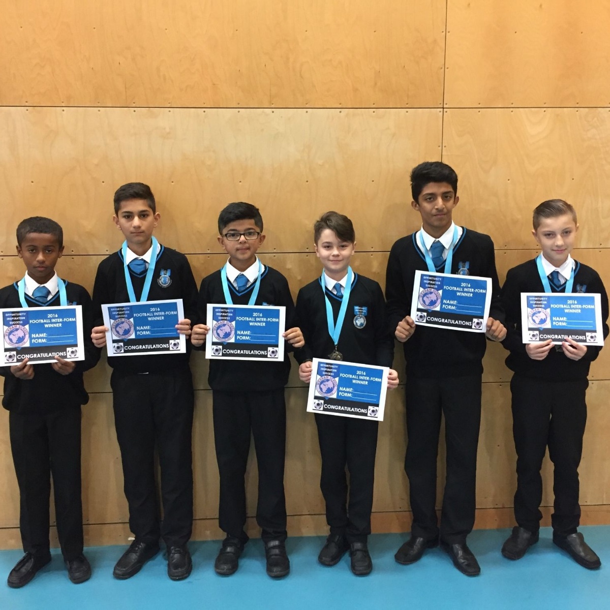 Wexham School - Year 8 Inter-Form Football Winners