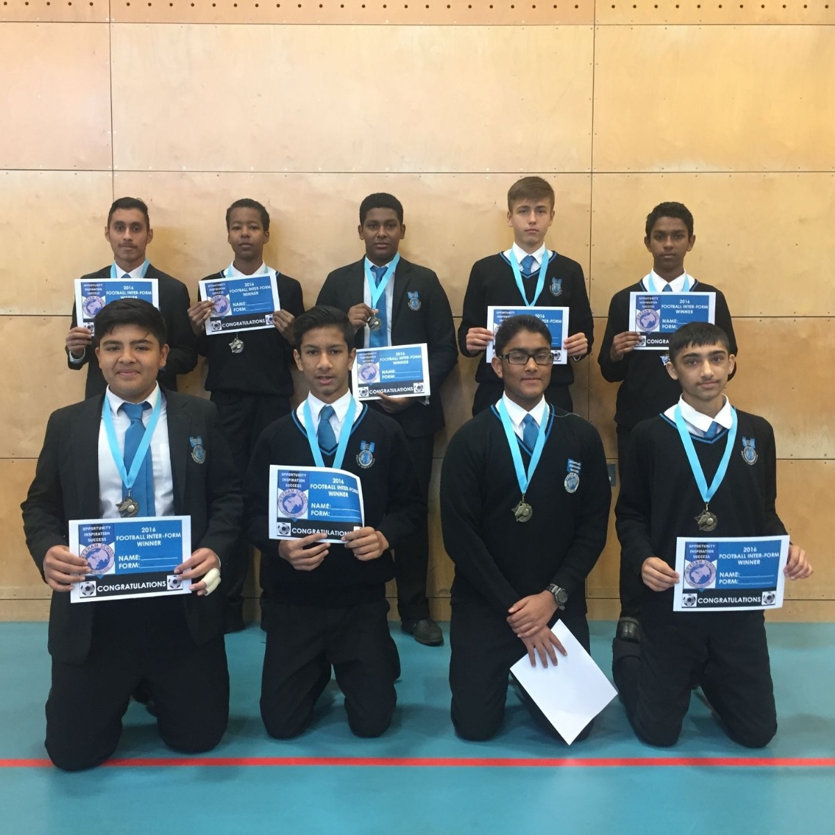 Wexham School - Year 10 Inter-Form Football Winners
